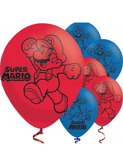 Balões Super Mario - Bam Festas